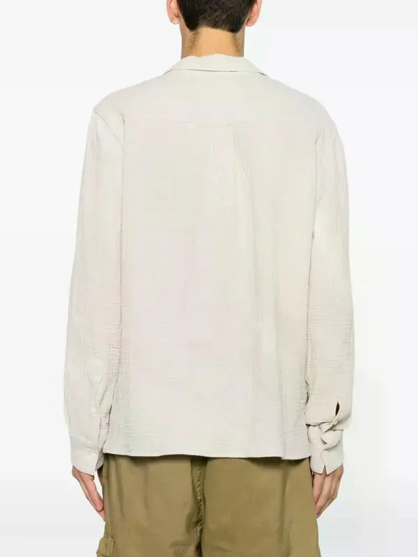 MC2 SAINT BARTH Ventotene Cotton-goffer Long-sleeved Shirt