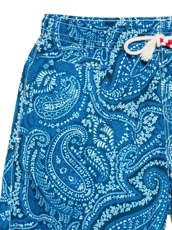 MC2 SAINT BARTH Caprese Paisley-print Drawstring Swim Shorts