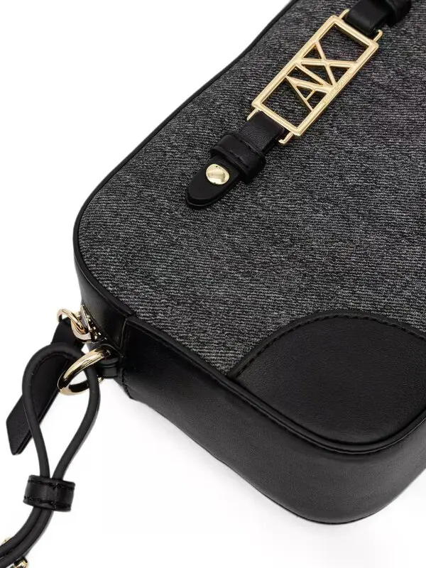 Armani Exchange Logo Plaque Crossbody Bag