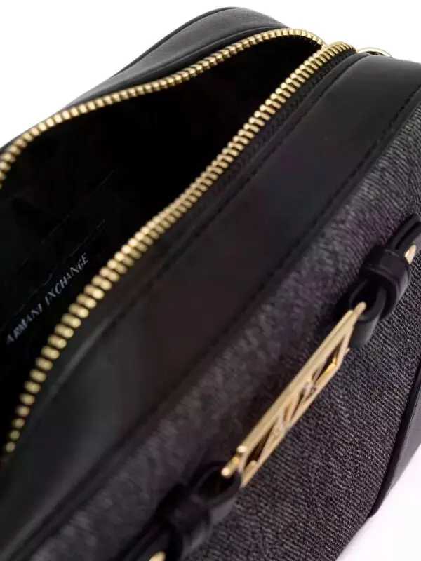 Armani Exchange Logo Plaque Crossbody Bag