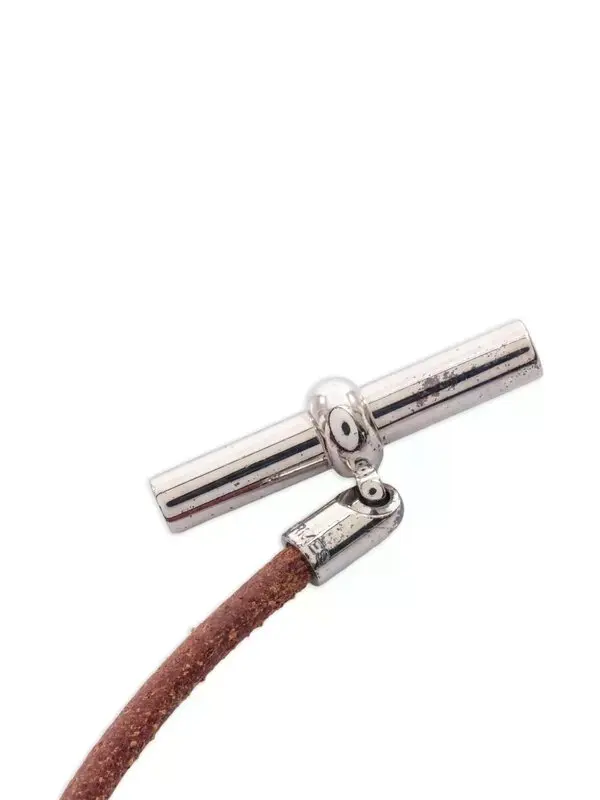 Hermès Glennan Leather Bracelet With -tone Hardware