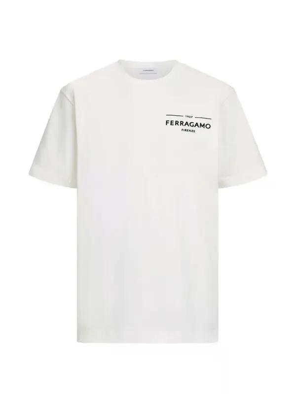 FERRAGAMO Logo T-shirt - White