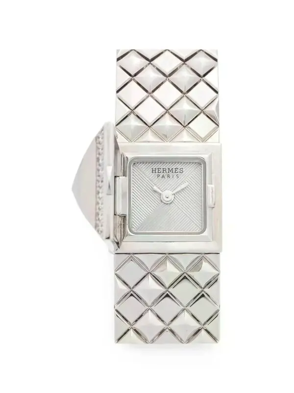 Hermès 2010s Min Médor Joaillerie 15mm Watch - Silver