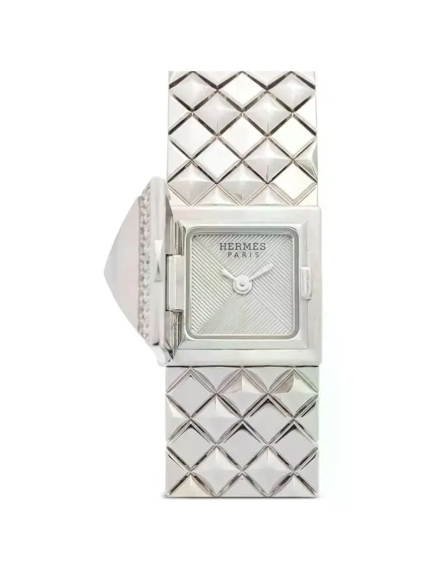 Hermès Minuit Joaillerie 15mm Watch - Silver