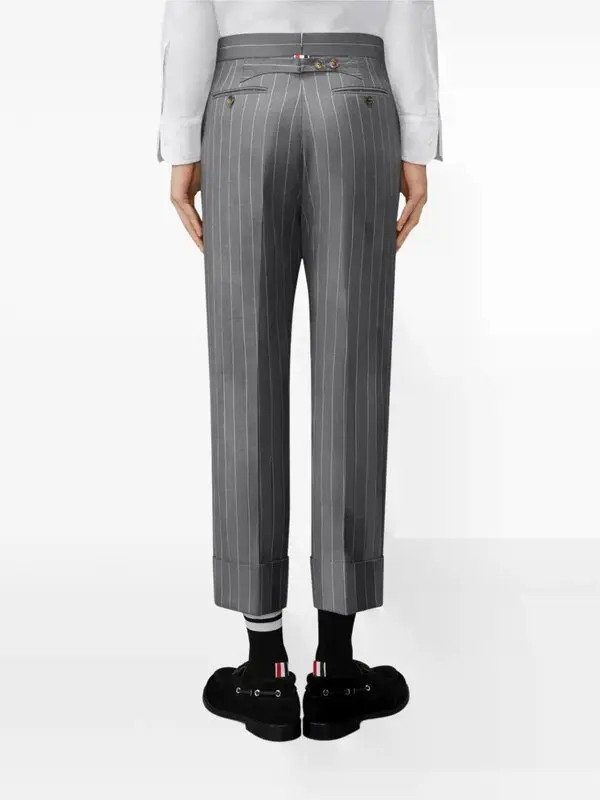Thom Browne Chalk-stripe Wool Trousers