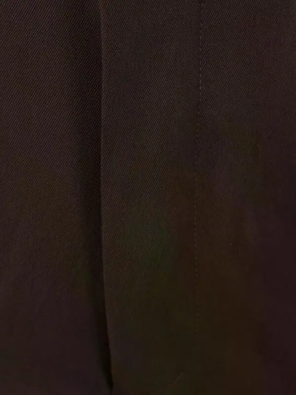 Prada Pressed Crease Straight Leg Trousers