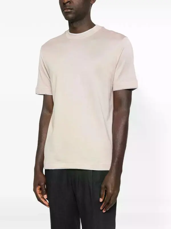 Eleventy Crewneck Trim T-shirt
