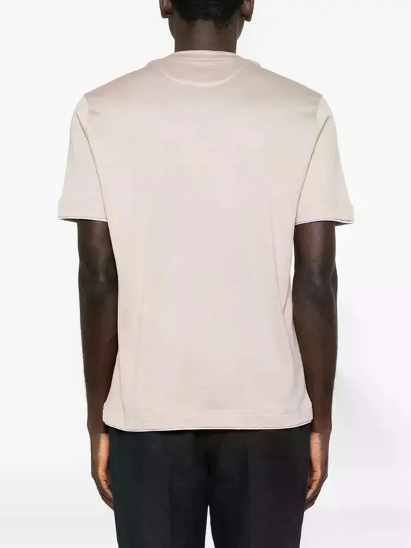 Eleventy Crewneck Trim T-shirt