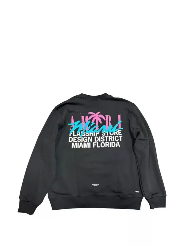 Amiri Logo-print Sweatshirt - Black