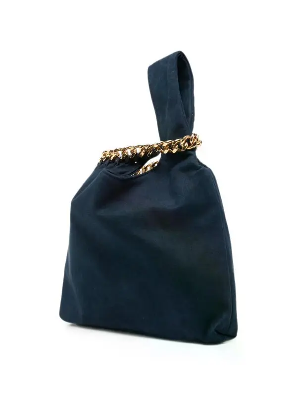 Stella McCartney Falabella Chain-trim Clutch Bag - Blue