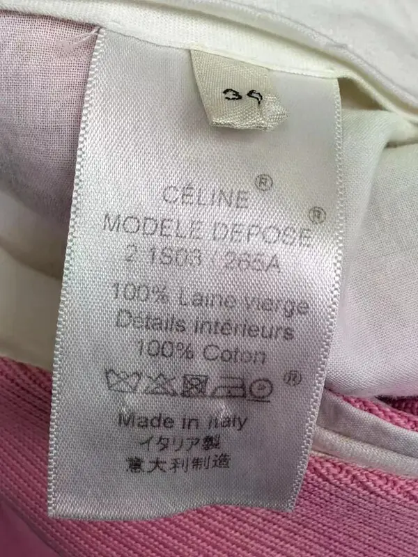 Celine 2010s Straight-leg Trousers