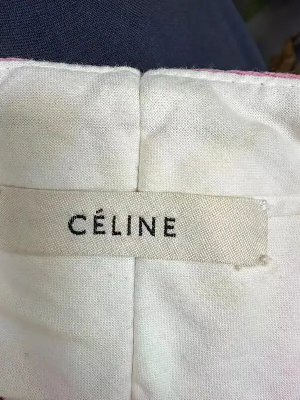 Celine 2010s Wool Straight-leg Trousers