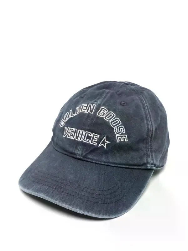 GOLDEN GOOSE Six-panel Baseball Cap - Blue