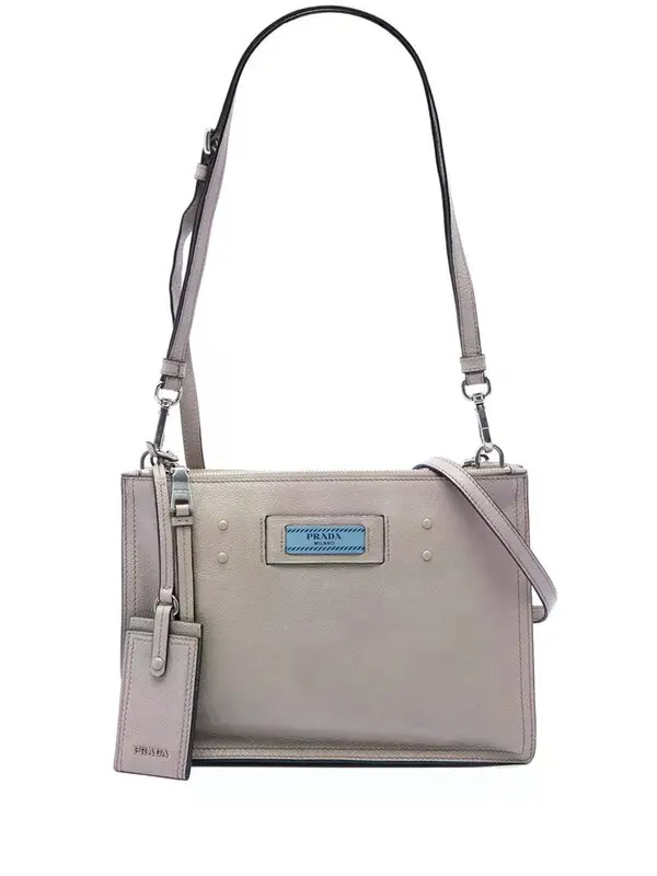 Prada 2013-2026 Glace Calf Etiquette Satchel