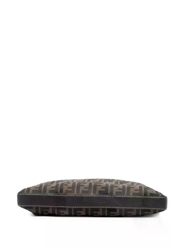 Fendi Zucca Canvas Selleria Crossbody Bag