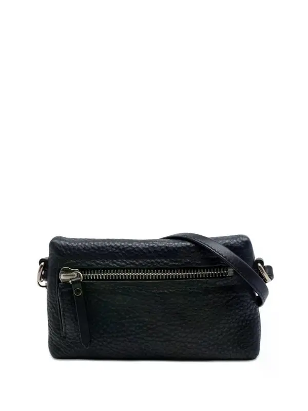 Burberry 2000-2017 Mini Grainy Calfskin Rossett Crossbody Bag - Black