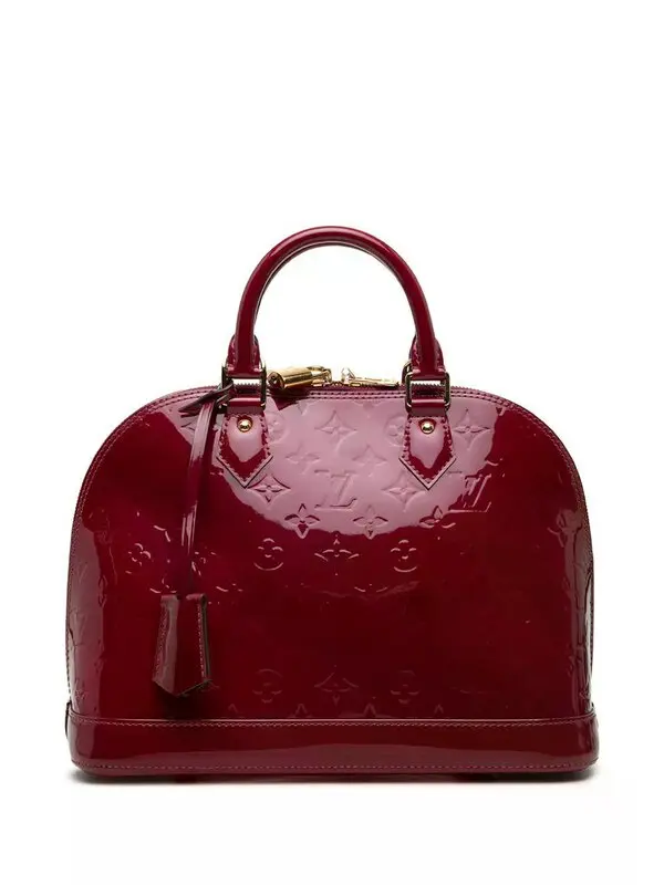 LOUIS VUITTON 2015 Monogram Vernis Alma Pm Handbag