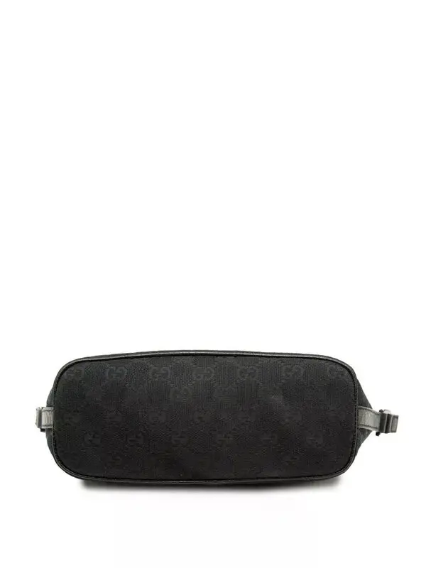 Gucci 2000-2015 Gg Canvas Web Boat Shoulder Bag