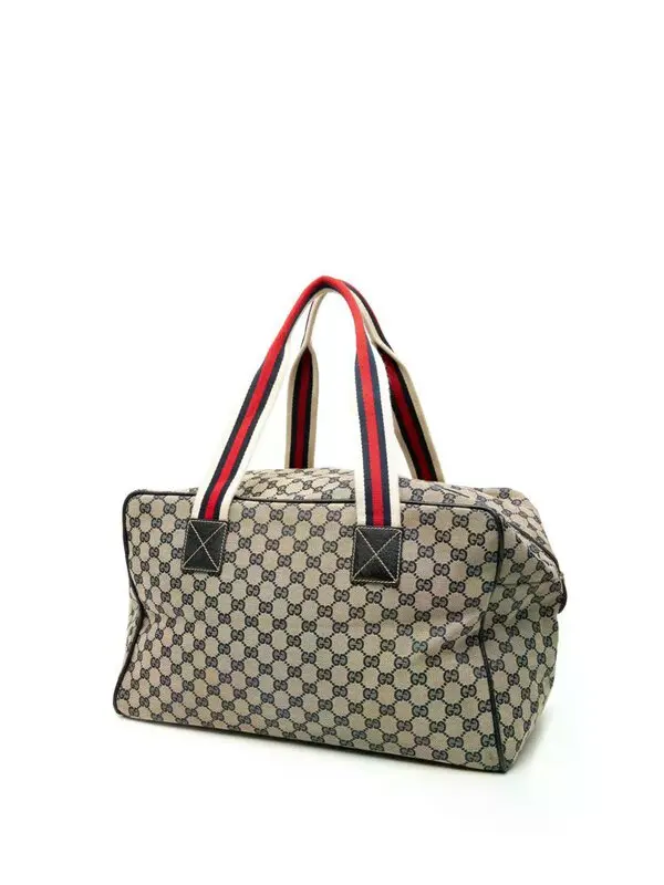 Gucci 2000-2015 Gg Canvas Web Travel Bag