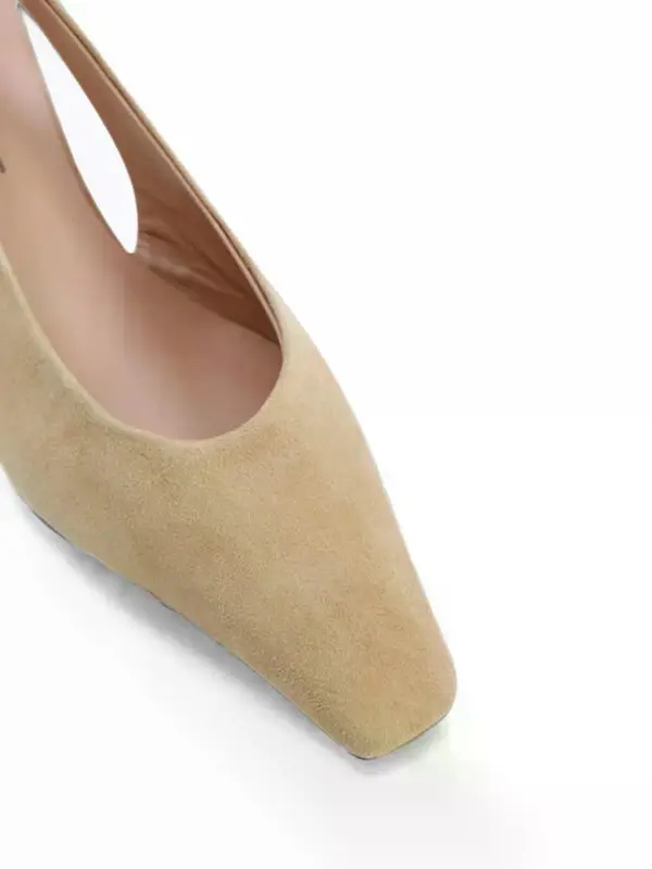 NOTABENE Eleonora 35 Square-toe Slingback Pumps