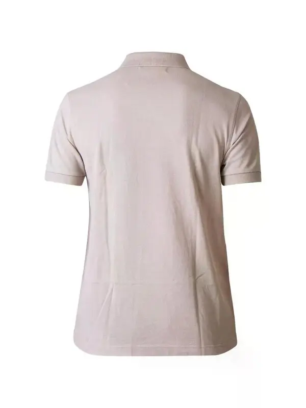 Comme Des Garçons X Fred Perry Logo-embroidered Polo Shirt - Neutrals