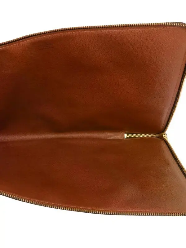 LOUIS VUITTON 1999 Monogram Poche Documents Portfolio Business Bag