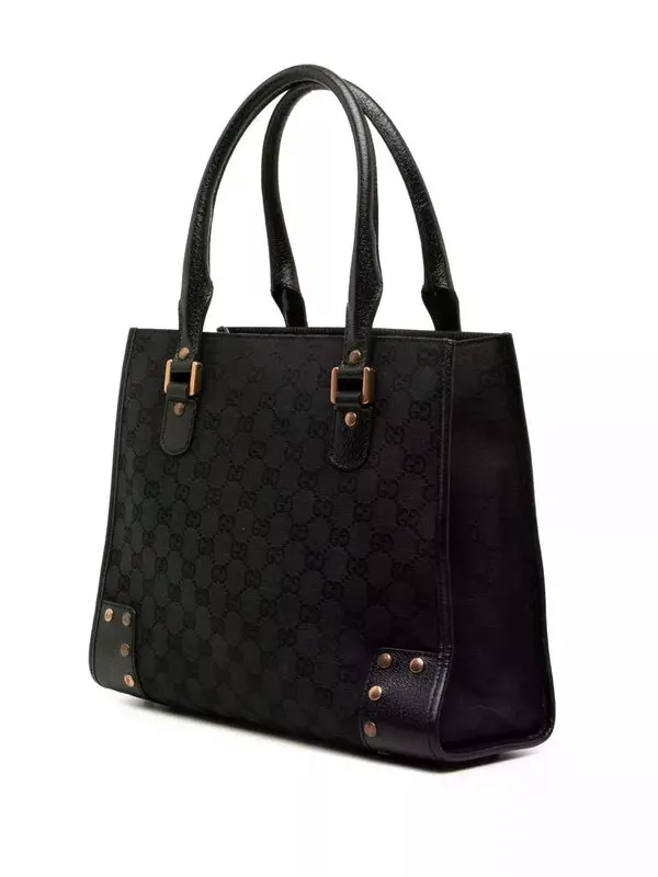 Gucci 2000-2015 Gg Canvas Nailhead Tote Bag