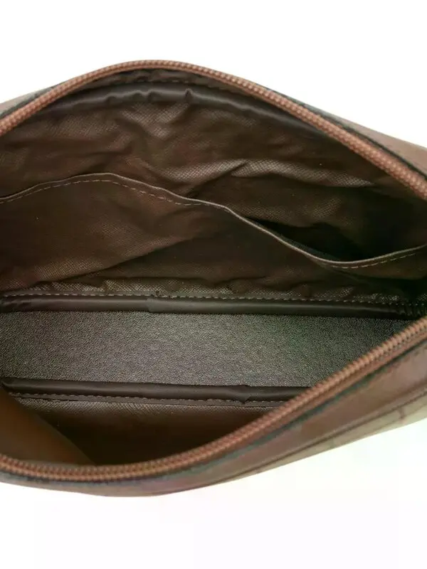 Burberry Vintage Check Canvas Clutch Bag