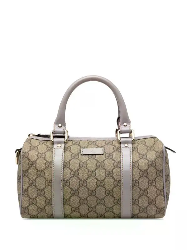 Gucci 2000-2015 Small Gg Supreme Joy Boston Bag - Neutrals