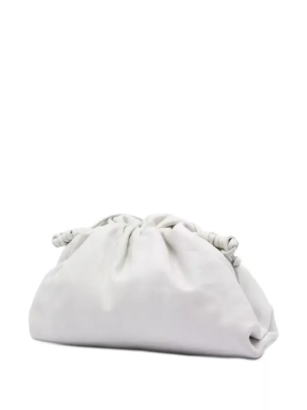 Bottega Veneta The Mini Pouch Crossbody Bag In Lambskin - White