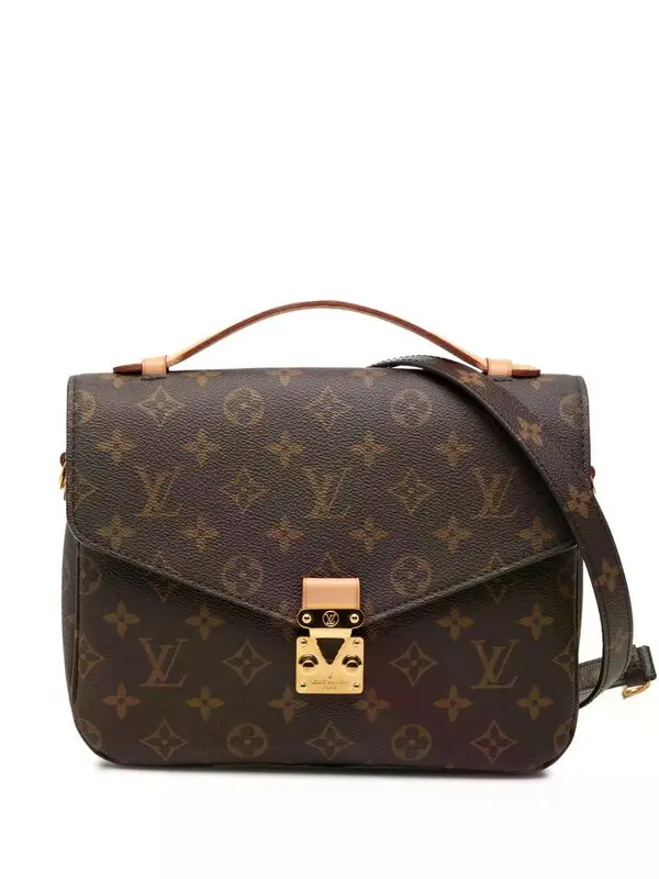 LOUIS VUITTON 2019 Monogram Pochette Metis Satchel