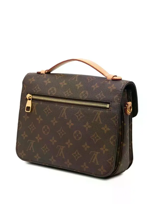 LOUIS VUITTON 2019 Monogram Pochette Metis Satchel
