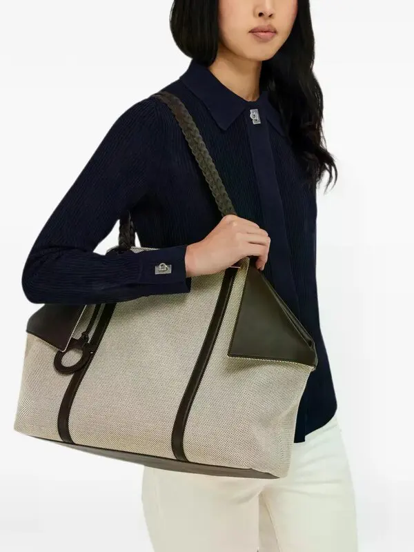 FERRAGAMO Canvas Tote Bag