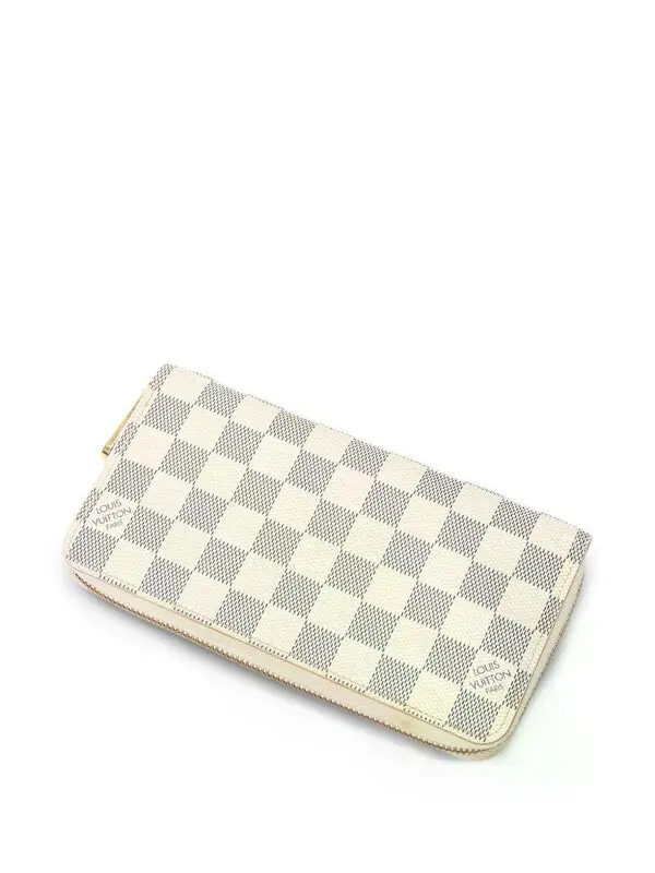 LOUIS VUITTON Damier Azur Zippy Wallet - Neutrals