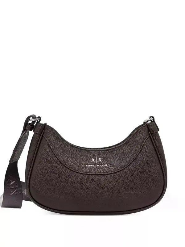 Armani Exchange Logo Shoulder Bag - Brown