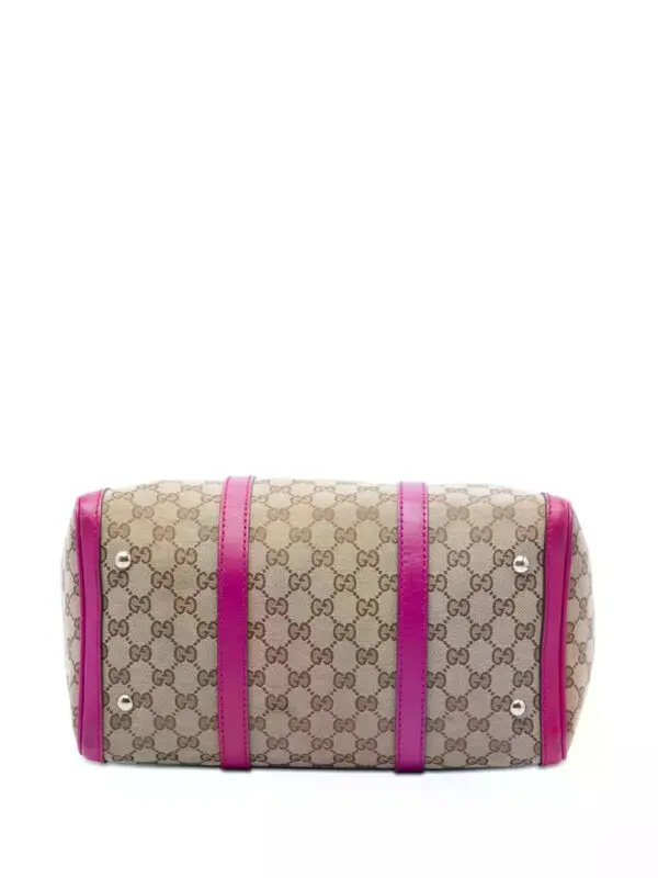 Gucci 2016-2026 Medium Gg Canvas Joy Boston Bag Satchel