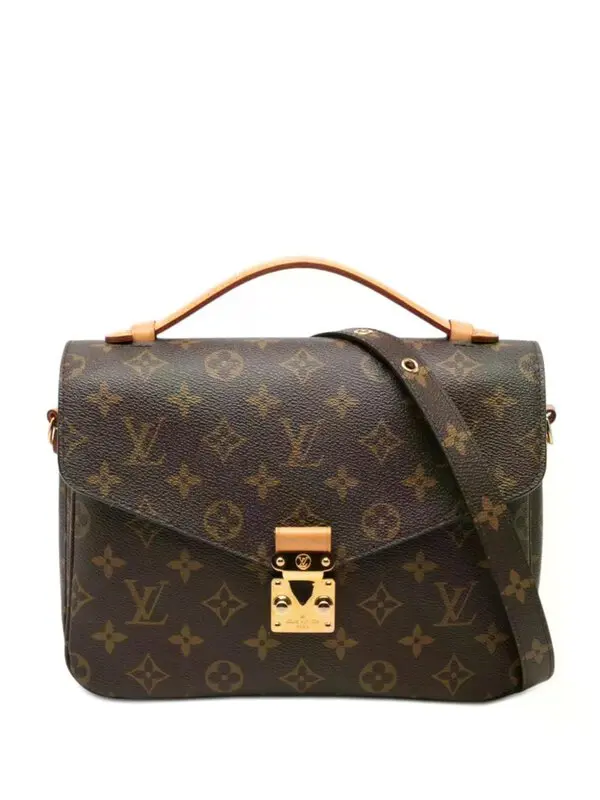 LOUIS VUITTON 2018 Monogram Pochette Metis Satchel