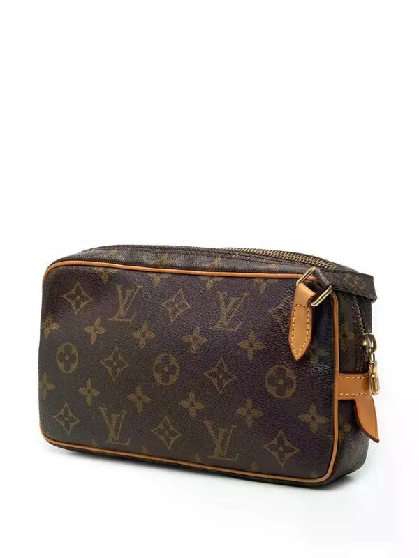 LOUIS VUITTON Monogram Pochette Marly Bandouliere Crossbody Bag - Brown
