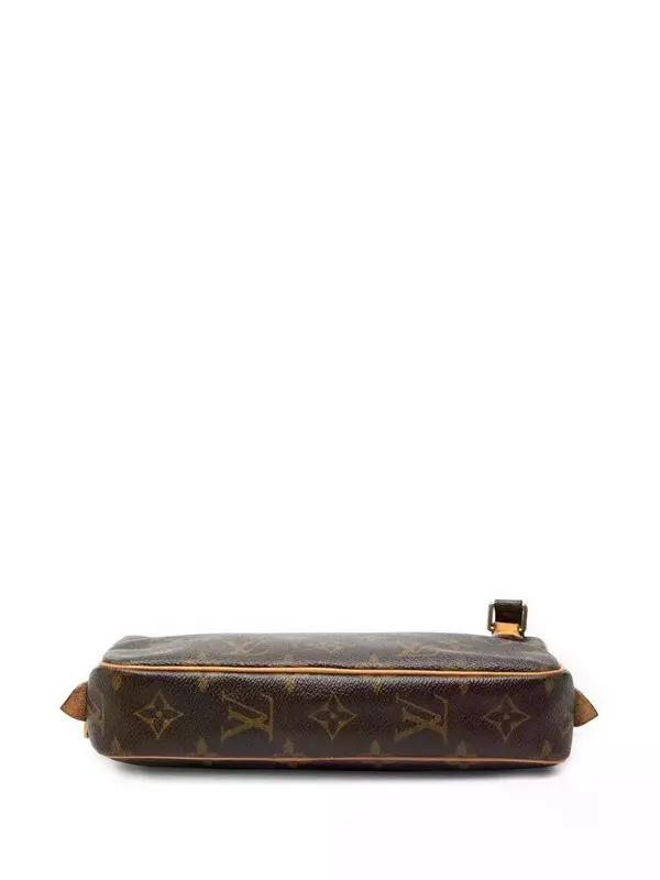 LOUIS VUITTON Monogram Pochette Marly Bandouliere Crossbody Bag - Brown