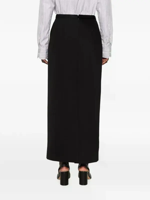 Mihara Yasuhiro Logo-patch Maxi Skirt