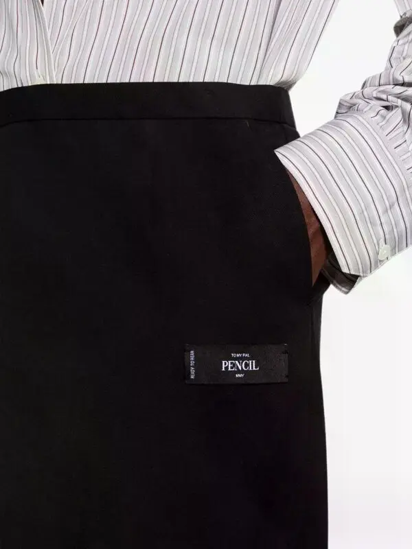 Mihara Yasuhiro Logo-patch Maxi Skirt