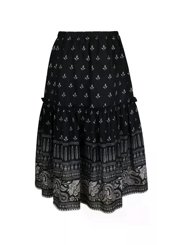 CHRISTY LYNN Barbara Tiered Maxi Skirt