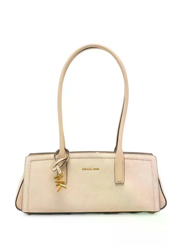 Michael Kors Laila Logo-plaque Shoulder Bag - Neutrals