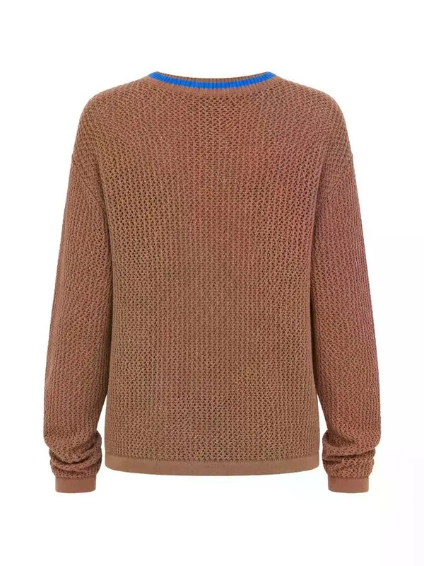 The Upside Avalon Bayli Open-knit Cotton Sweater