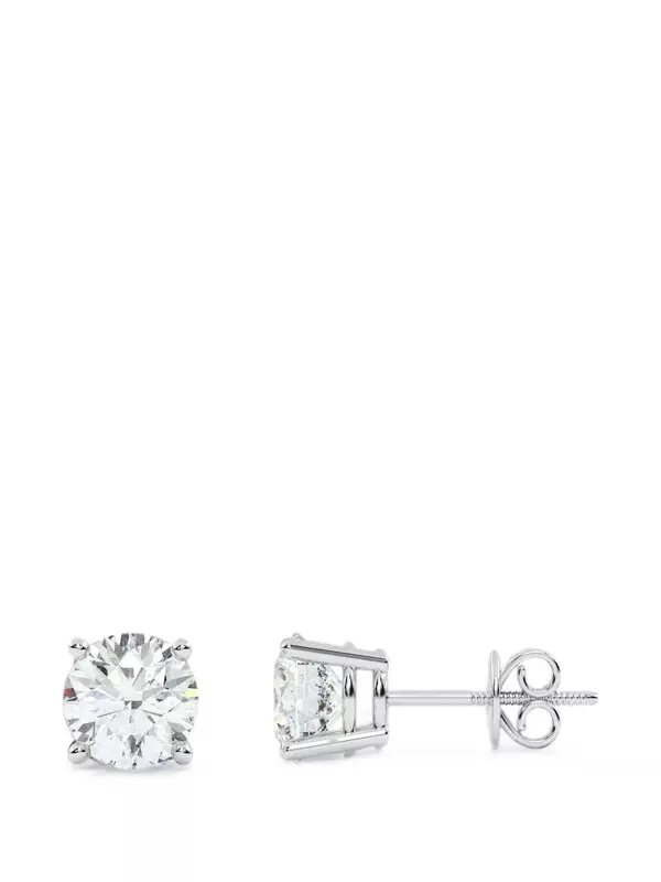 Diamond Essentials 1.50 Carat Round-cut Diamond Stud Earrings In 14k White Gold