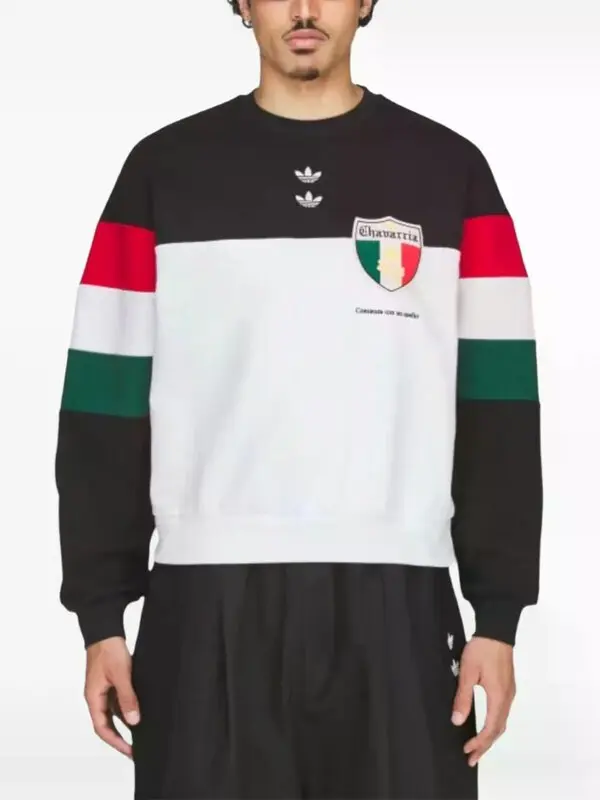 WILLY CHAVARRIA Colour-block Sweatshirt With Embroidered Logo