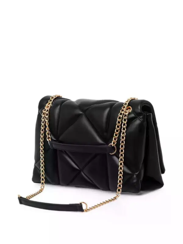 Moschino Logo-plaque Quilted Crossbody Bag