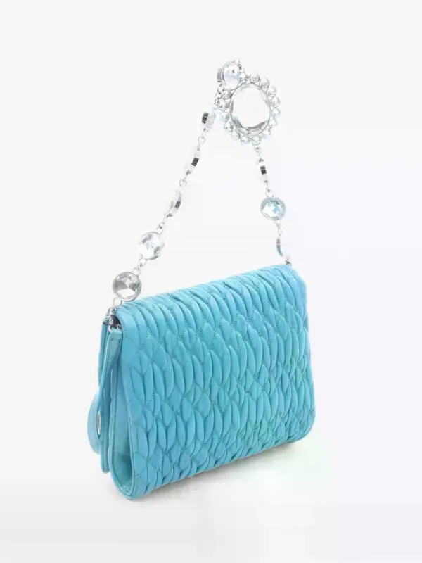 Miu Miu 2000s Crystal-embellished Two-way Handbag
