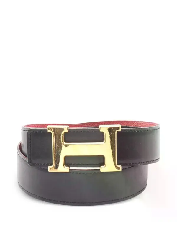 Hermès Constance Reversible Belt - Red