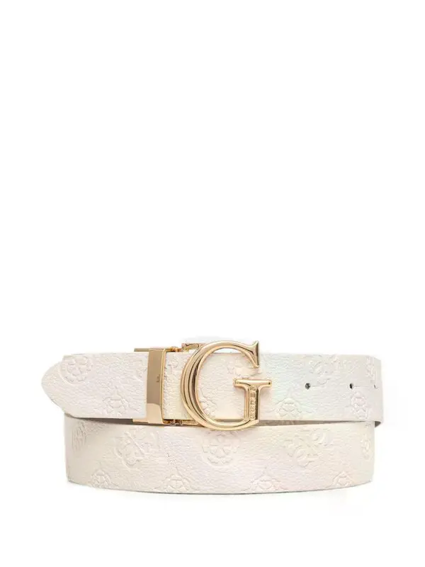 Guess James Logo Belt - Neutrals